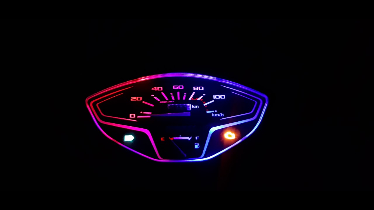 Activa 6g meters light - YouTube