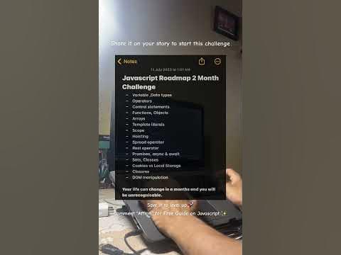 Javascript Roadmap for beginners 2 Month Challenge 🚀📚👨🏻‍💻 #challenge # ...