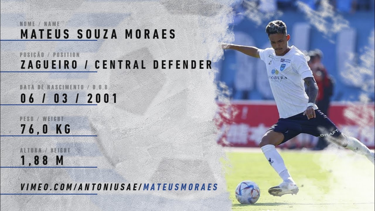 Mateus Moraes - Zagueiro | Central Defender - YouTube