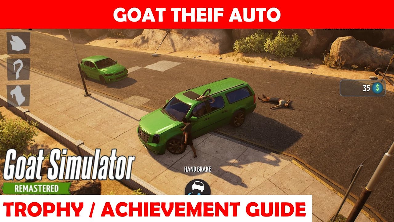 Goat Simulator Remastered - Goat Theft Auto 🏆 Trophy / Achievement ...