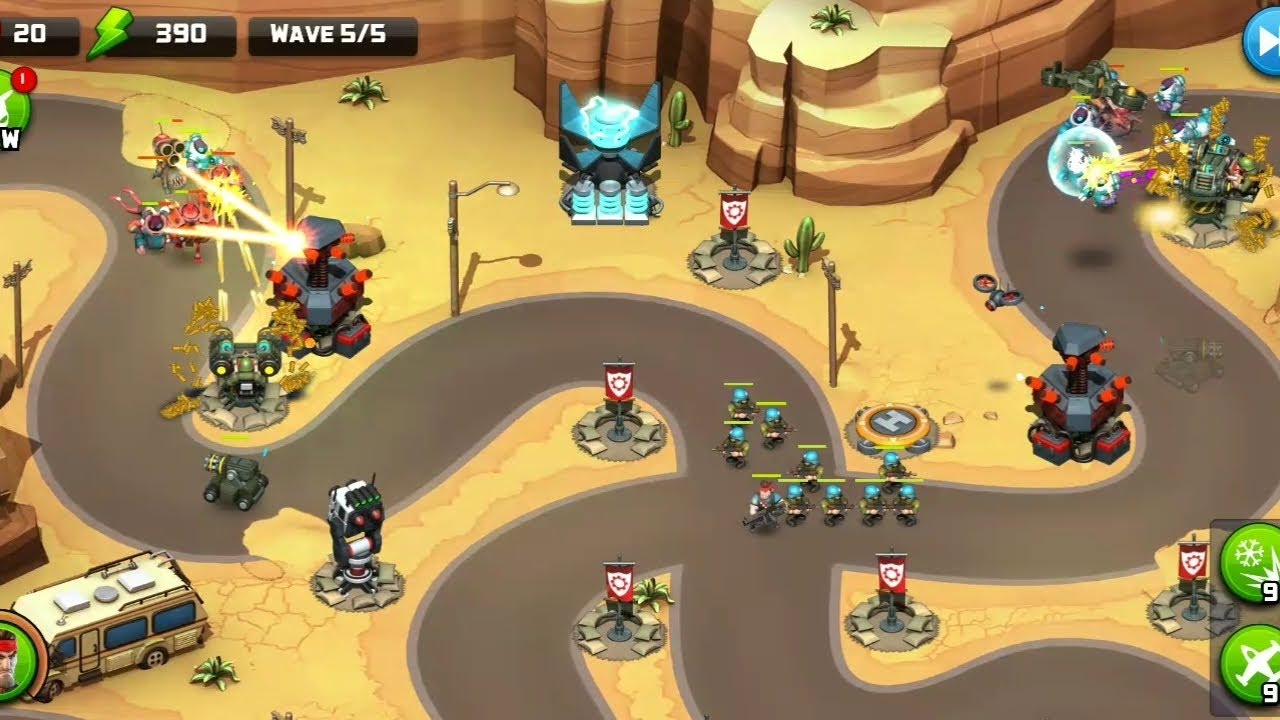 Alien creeps TD level 15 - 16 Gameplay - YouTube