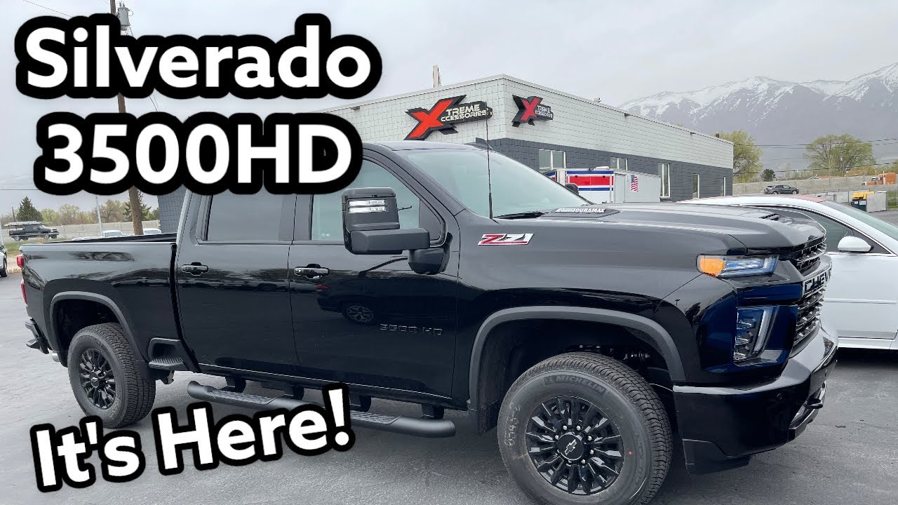 2022 Chevy Silverado 3500 HD LT Midnight Edition Has Arrived! - YouTube
