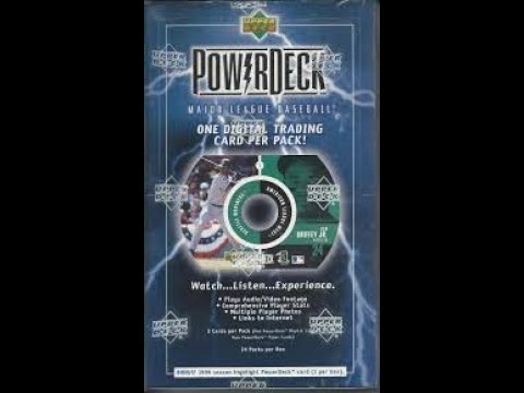 1999 Upper Deck PowerDeck! RARE! One of the strangest sets of all time! Awesome HOF HIT! - YouTube