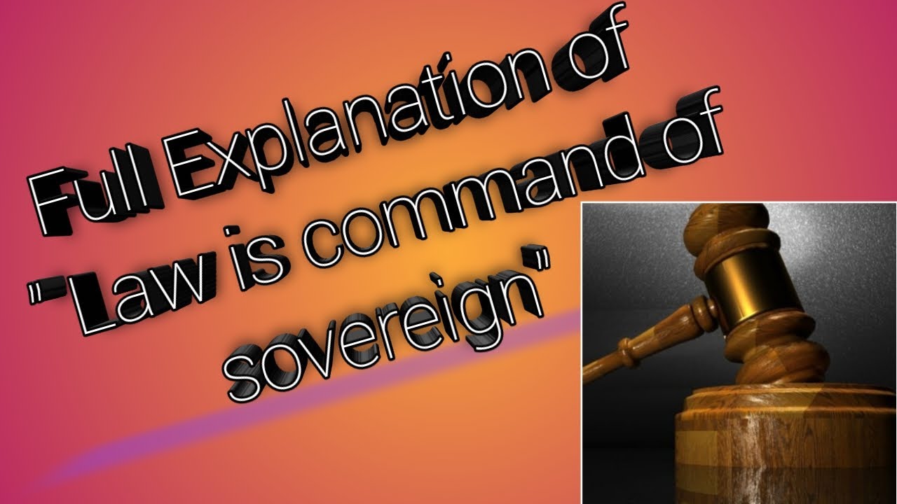 JOHN AUSTIN "Law is the command of sovereign" /MOST ASKED QUESTION IN ...