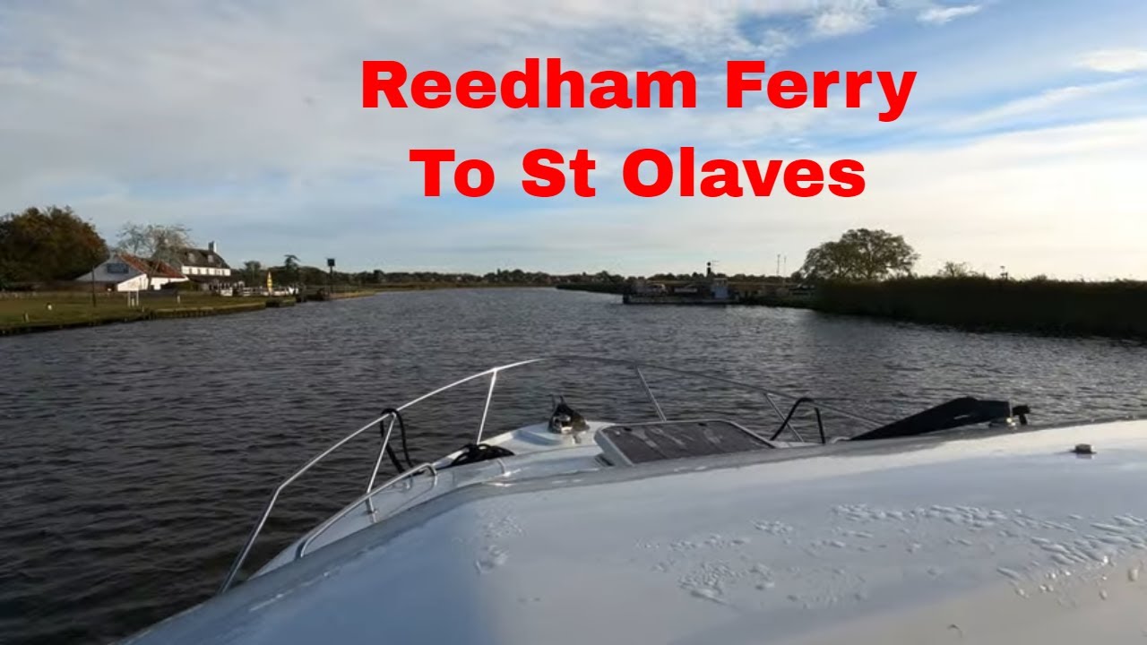 Norfolk Broads Bitesize Series - Reedham Ferry to St Olaves - YouTube