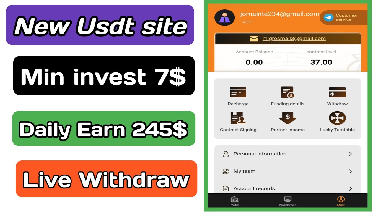 migrosmall.com | New High Profitable USDT Money Making Platform | Sign ...