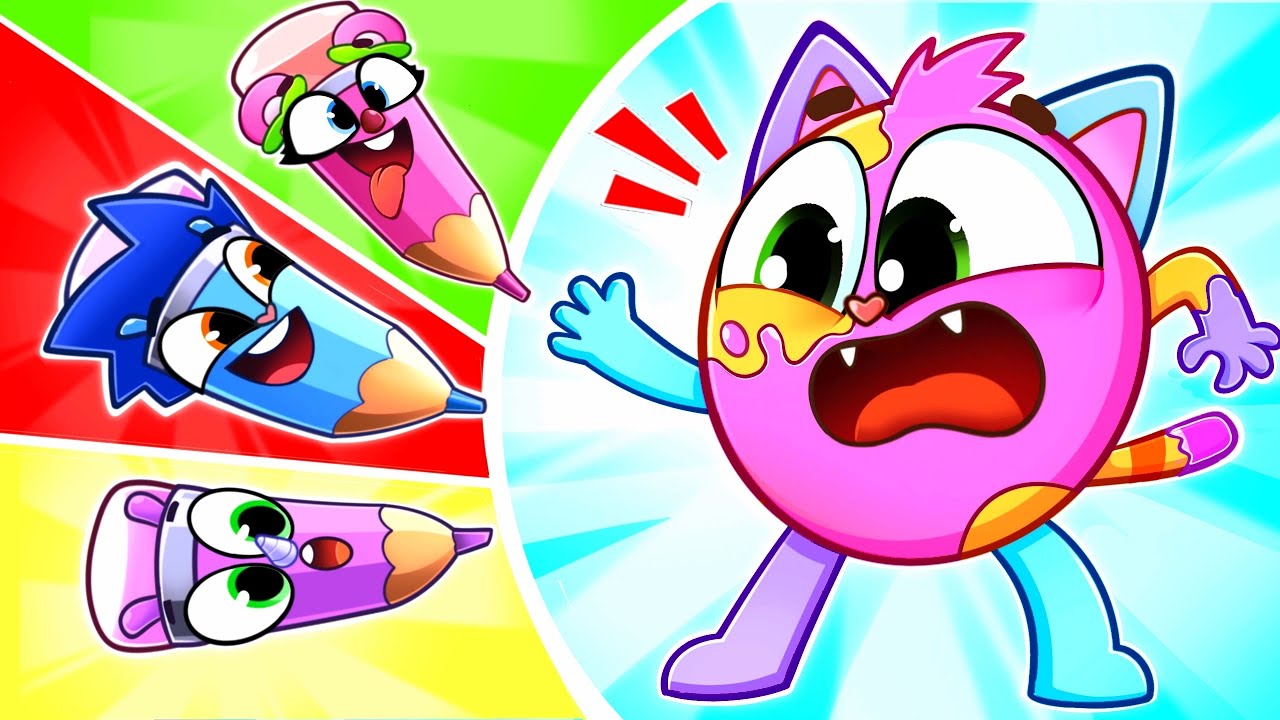 Where is My Color? | Funny Drawing Pencils 🎨| Songs for Kids | Baby Zoo ...