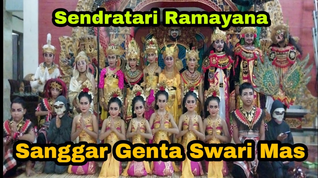 Pementasan Perdana Sendratari Ramayana Anak Anak || Sanggar Genta Swari ...
