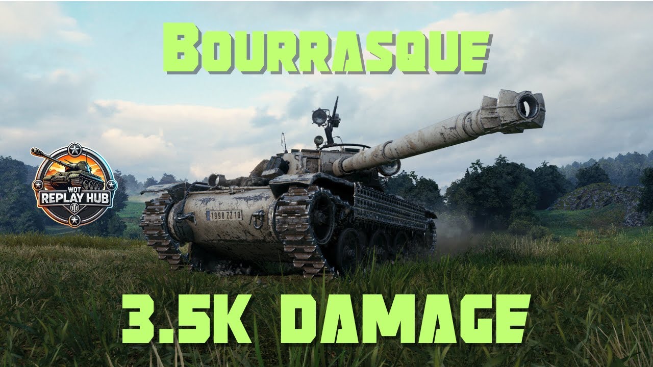 World of Tanks Bourrasque Gameplay Reveals the Easiest Way to 3.5k Damage - YouTube