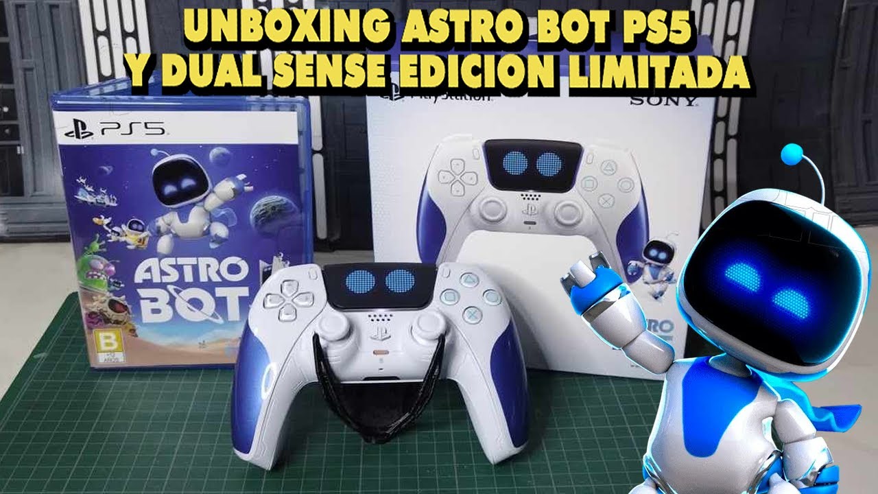 Unboxing ASTRO BOT Control Dual Sense Limited Edition PS5 - YouTube