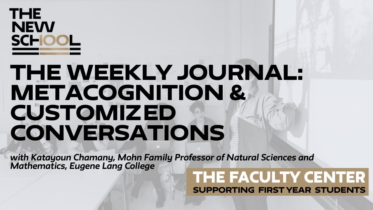 The Weekly Journal: Metacognition - YouTube