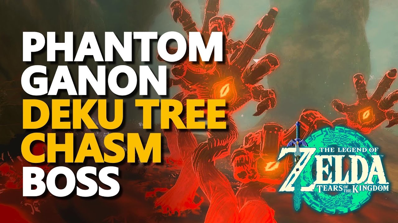 Phantom Ganon Deku Tree Chasm Boss Zelda Tears of the Kingdom - YouTube