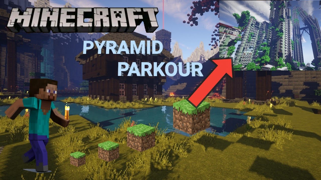 Parkour inside Pyramid#Minecraft gameplay + parkour - YouTube