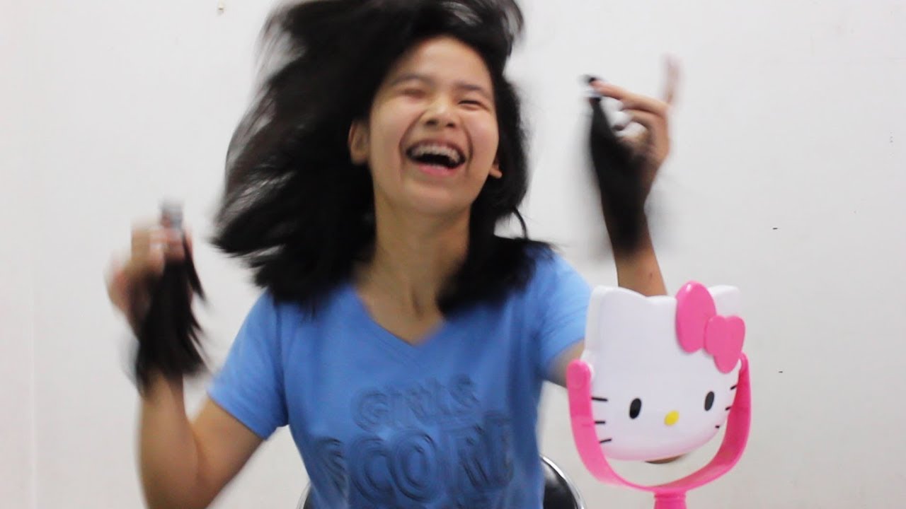 I LEGIT CUT MY OWN HAIR - YouTube
