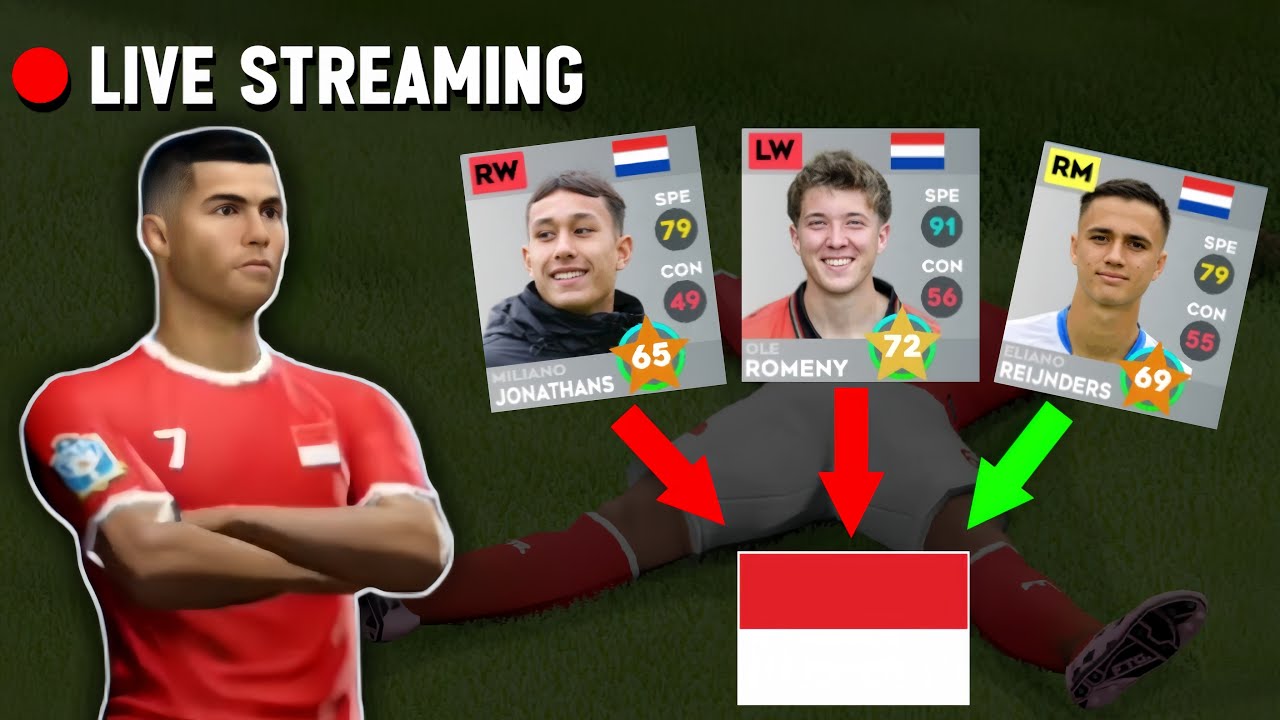 🔴LIVE CARI PEMAIN TIMNAS DAN KETURUNAN DI DLS 24 - YouTube