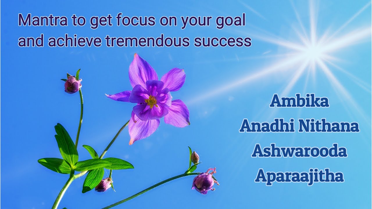 Mantra to get focus on your goal & achieve tremendous success | (108 ...