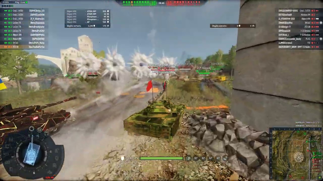 ZTZ-20 - 7,5k dmg 4 kill - Armored Warfare - Ranked - YouTube