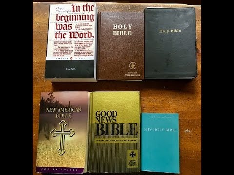 What's the difference? KJV, NKJV, NAB, NRSV, NIV, & TEV. - YouTube