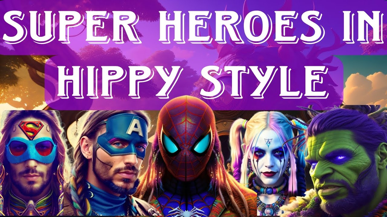 Super Heroes in Hippi style | Hippi style jewelry | Summer time fashion ...