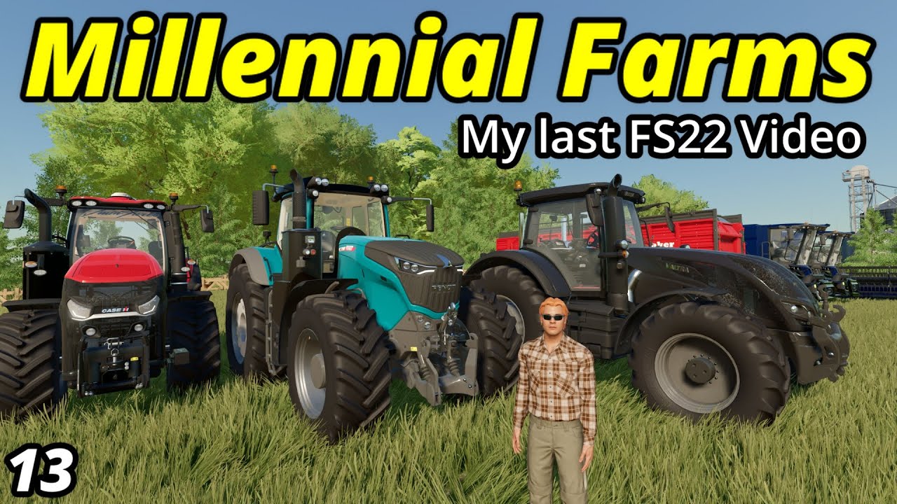 🟡 FS22 MF // the LAST episode - BIG Oat harvest #13 - YouTube