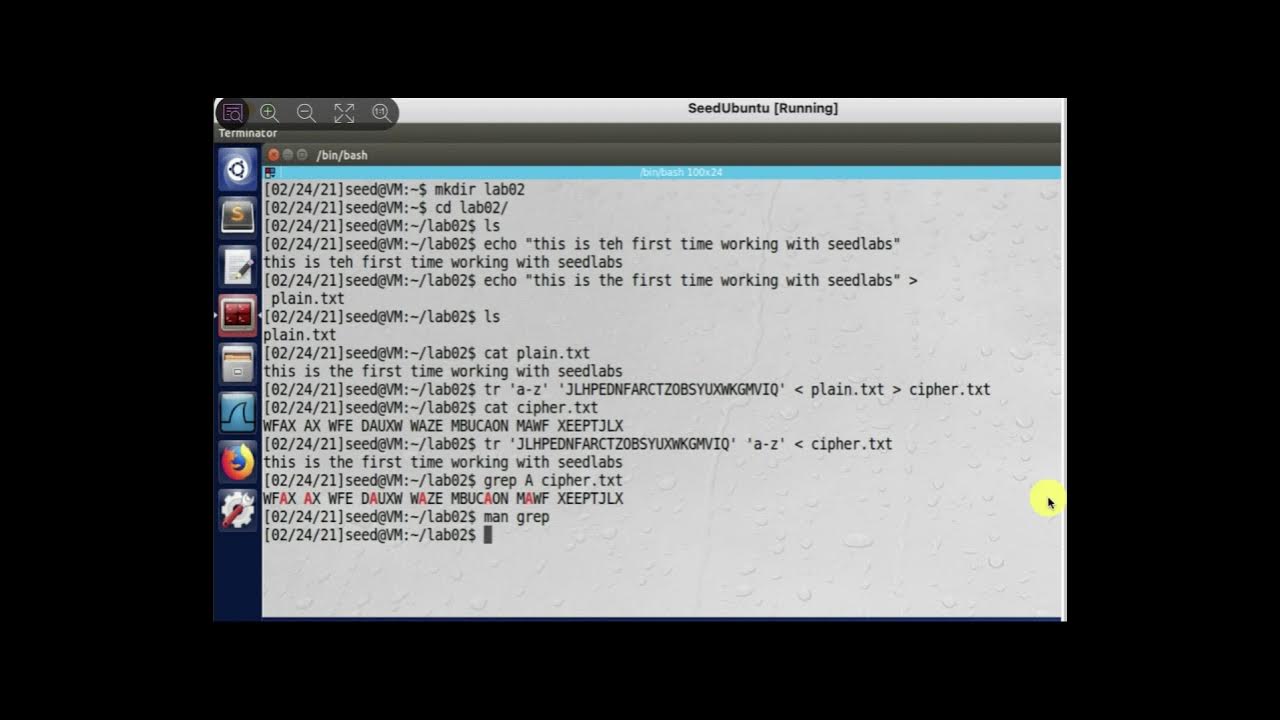 CS458: Lab 2: Crypto Lab -- Secret-Key Encryption Overview - YouTube