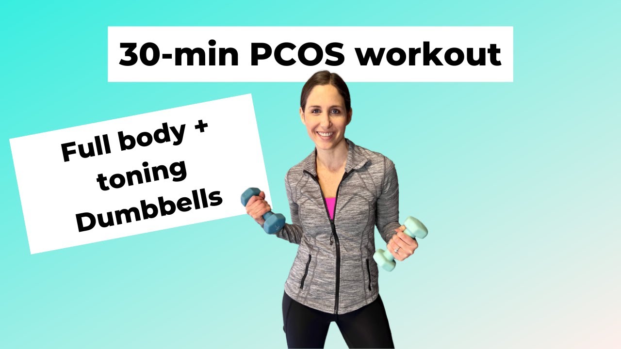 PCOS full body workout (25 min dumbbells) - YouTube