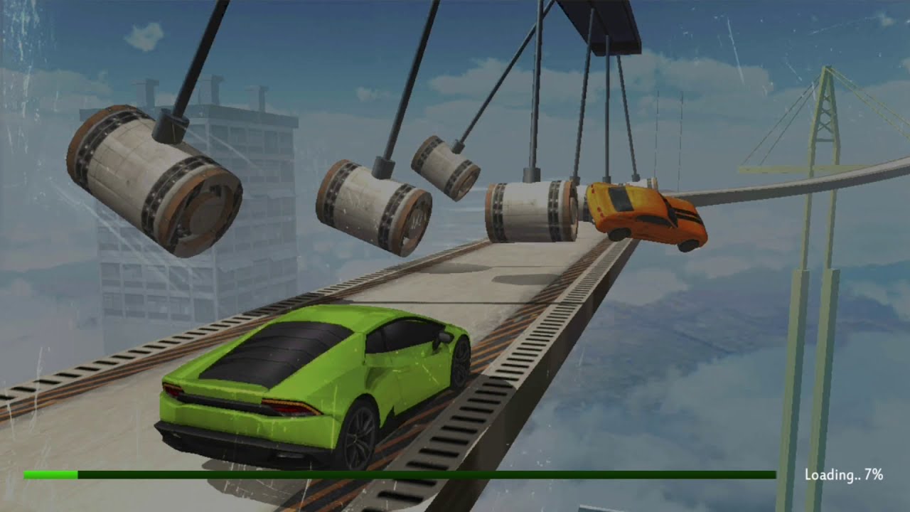 Stunts car Racing challenge 1080p - YouTube