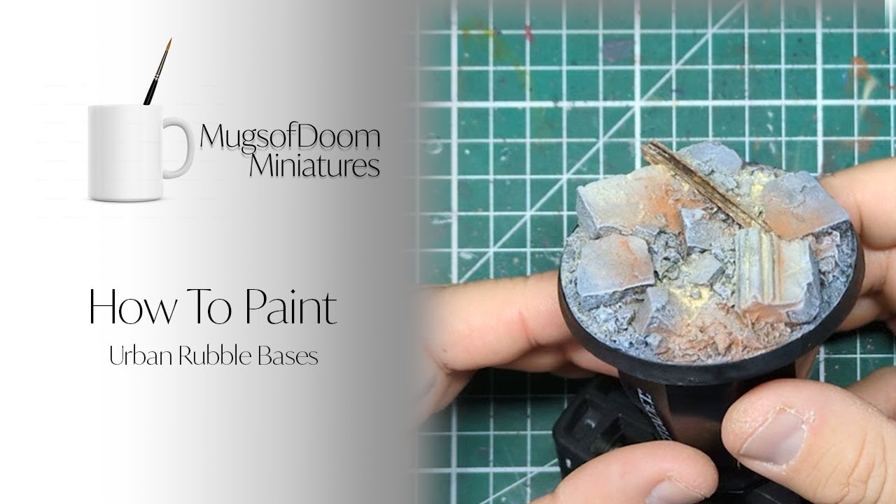 How To Paint: Urban Rubble Bases - YouTube