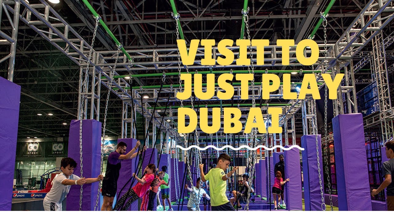 Trip to Just Play - Dubai for Trampoline and Ninja warrior training in ...