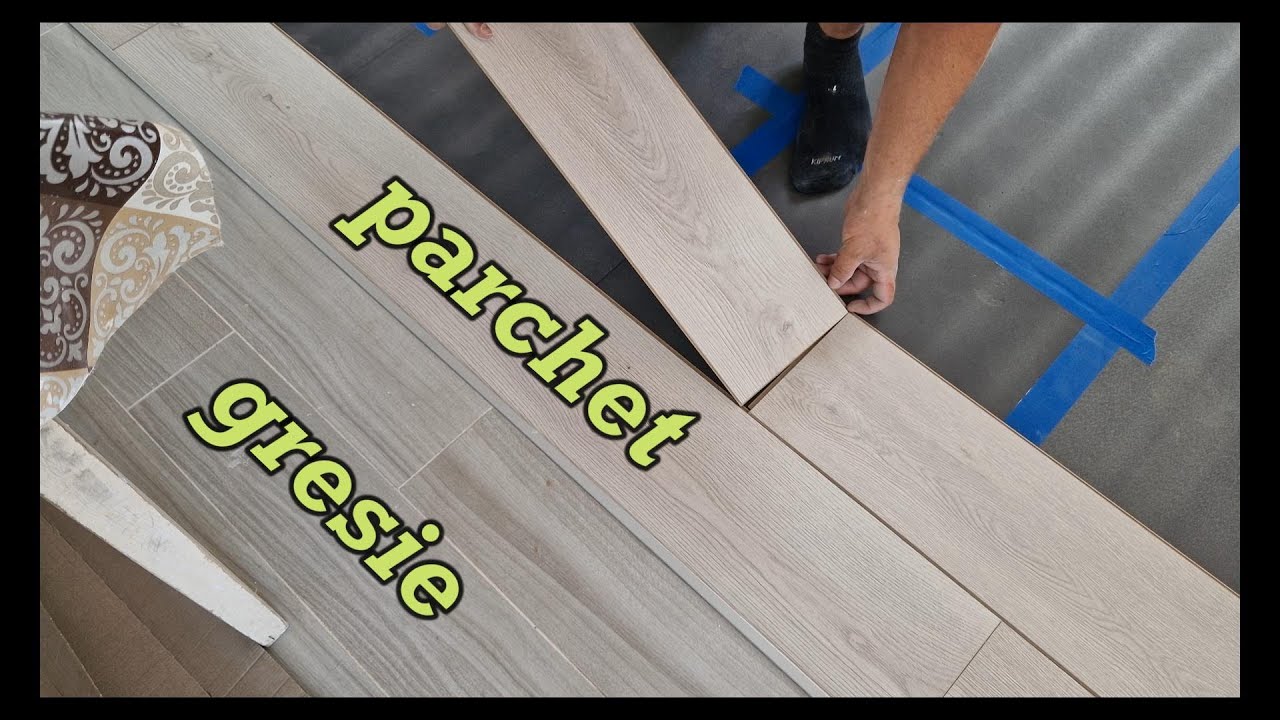 Montaj parchet laminat - YouTube