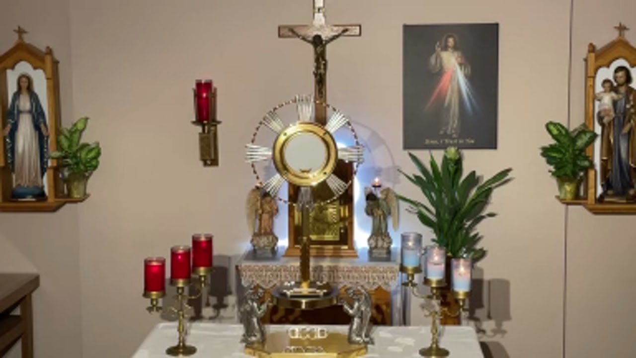 LIVE Eucharistic Adoration - Sisters of Divine Mercy - YouTube