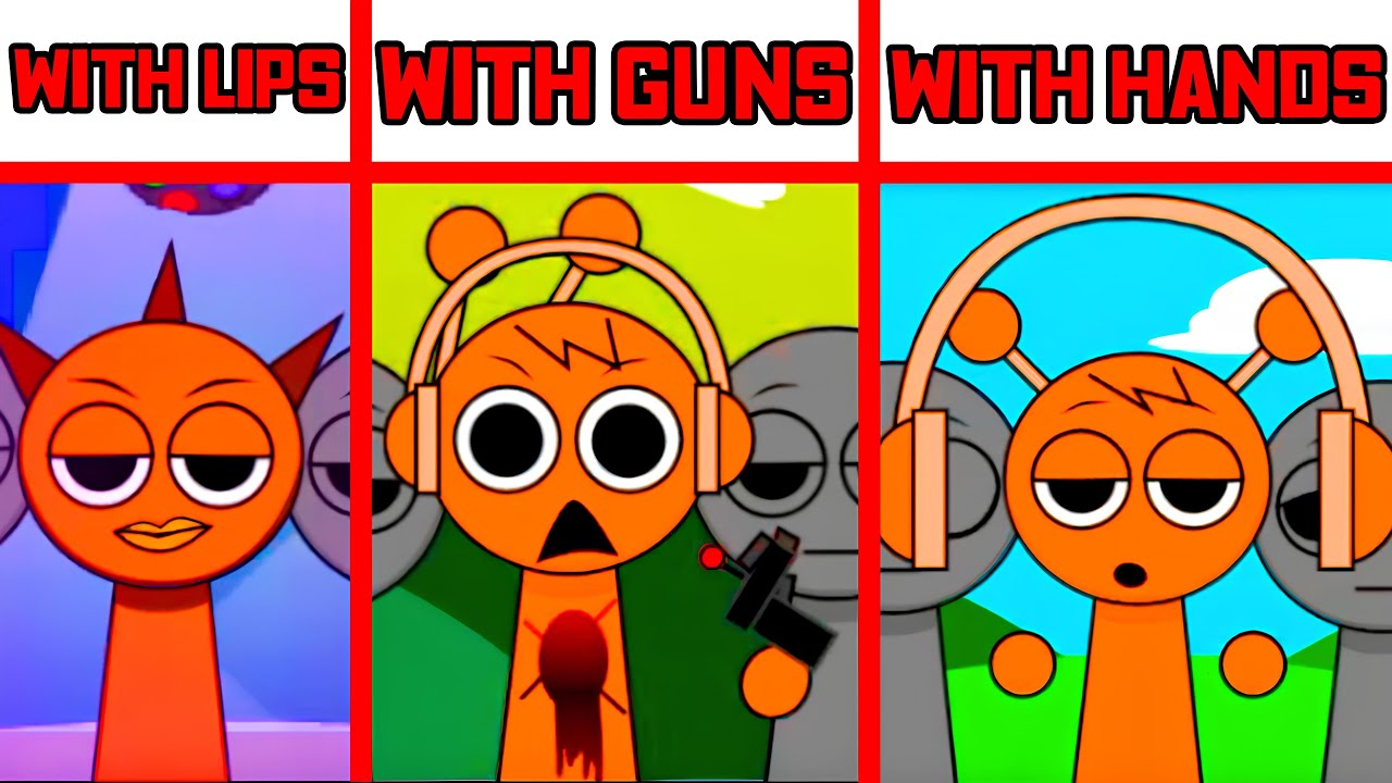 Incredibox Sprunki - new versions WITH LIPS and WITH GUNS and WITH ...