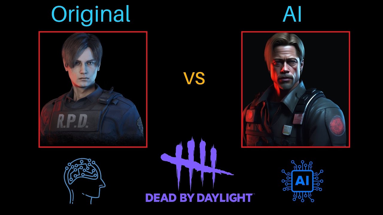 DBD: Leon Scott Kennedy (Original VS AI) - YouTube