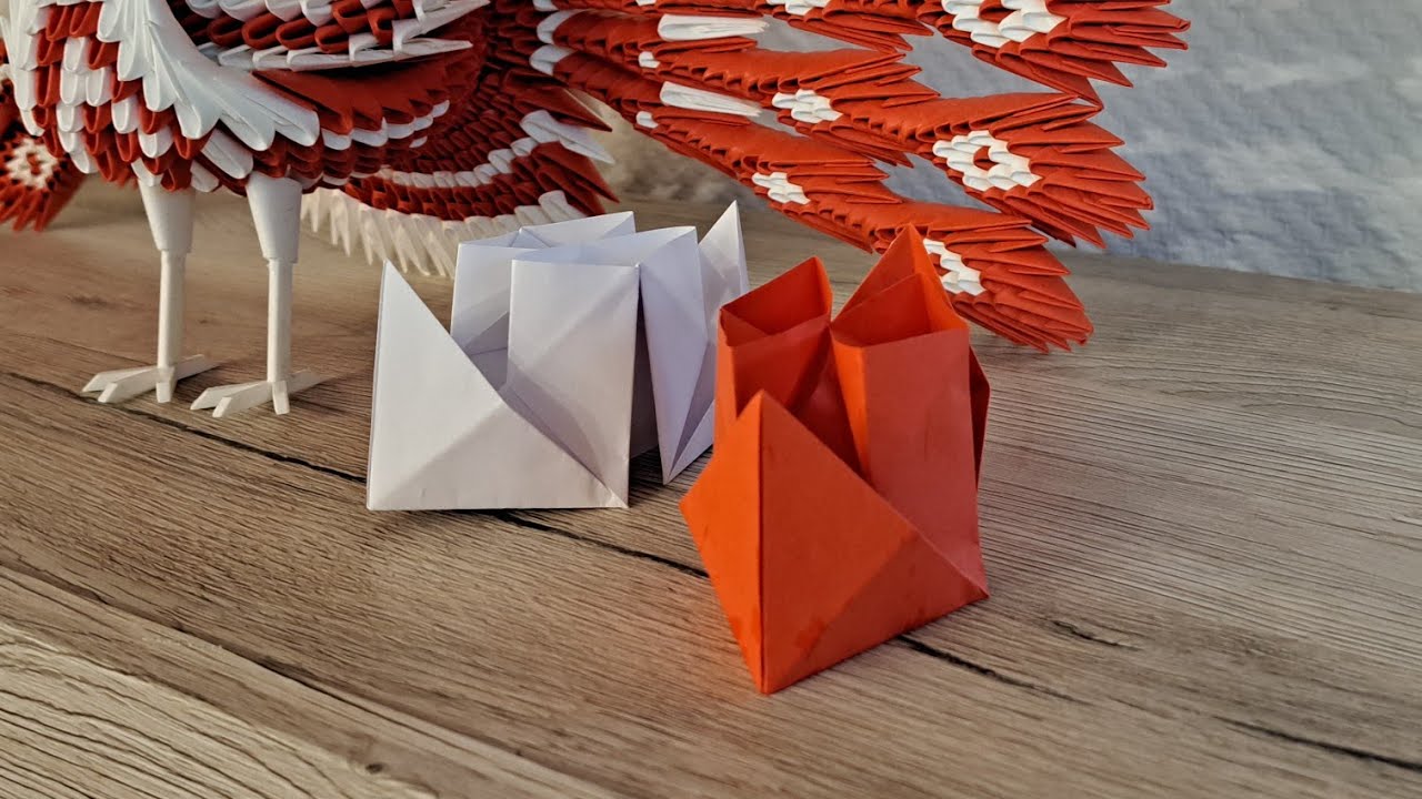 Origami Dampfer / Schiff aus 80g Papier - Einfaches Origami für ...