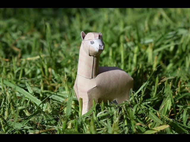 Alpaca | Papercraft Tutorial @papercraftgmr