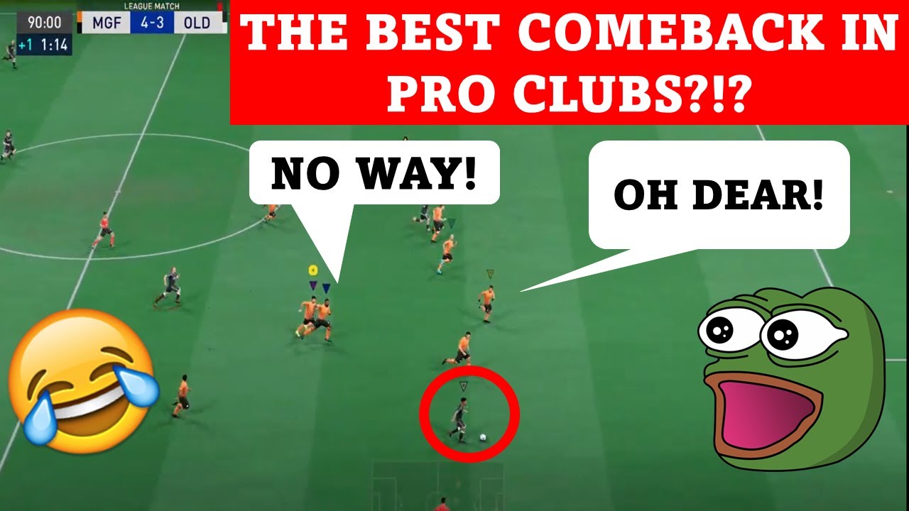 THE BEST COMEBACK ON PRO CLUBS?!?! - YouTube