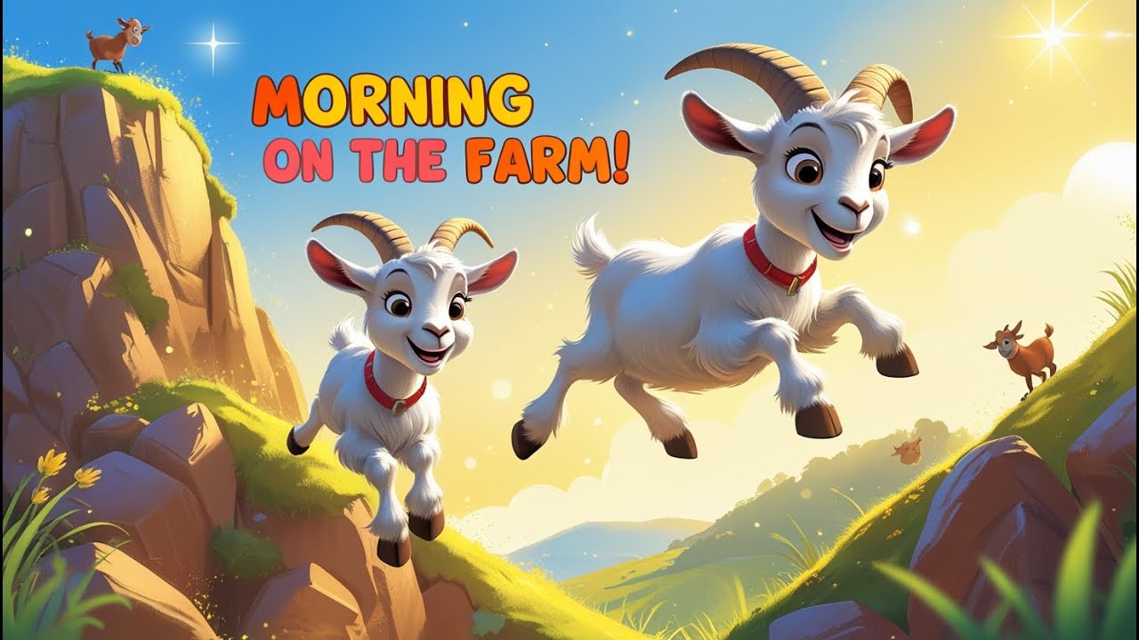 Morning on the Farm | Fun Kids Rhyme with Farm Animals | Animal Sounds ...