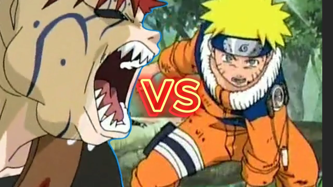 Naruto salva a Sasuke de Gaara - YouTube