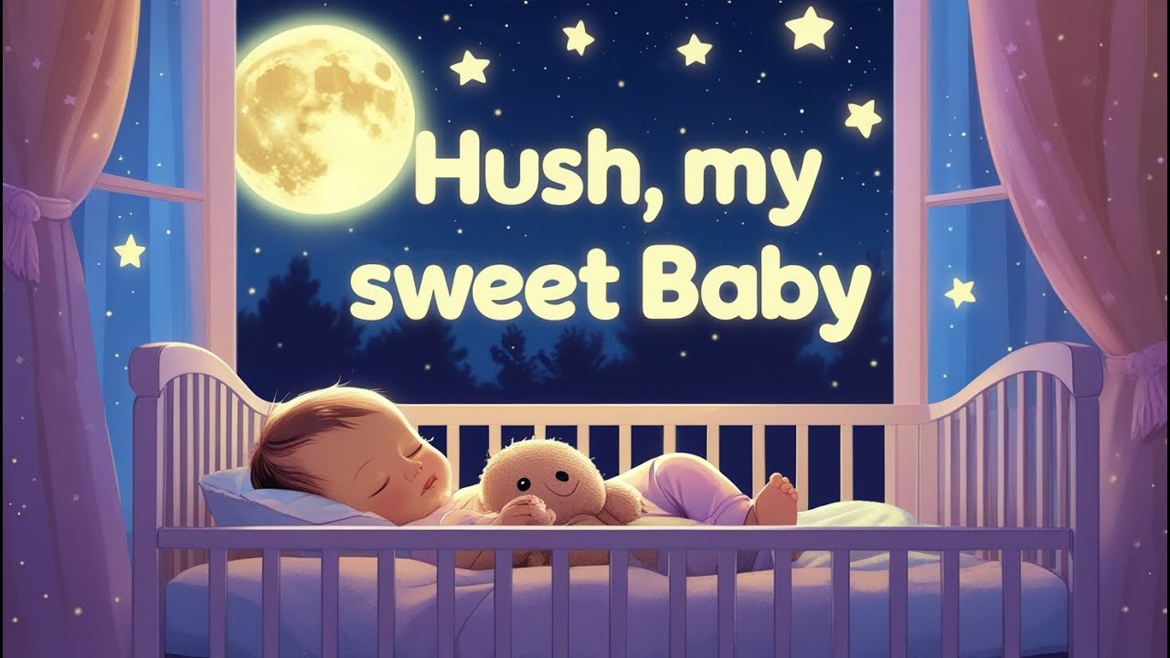 Hush, My Sweet Baby 🌙 | Calming Lullaby for Kids, Babies & Toddlers ...