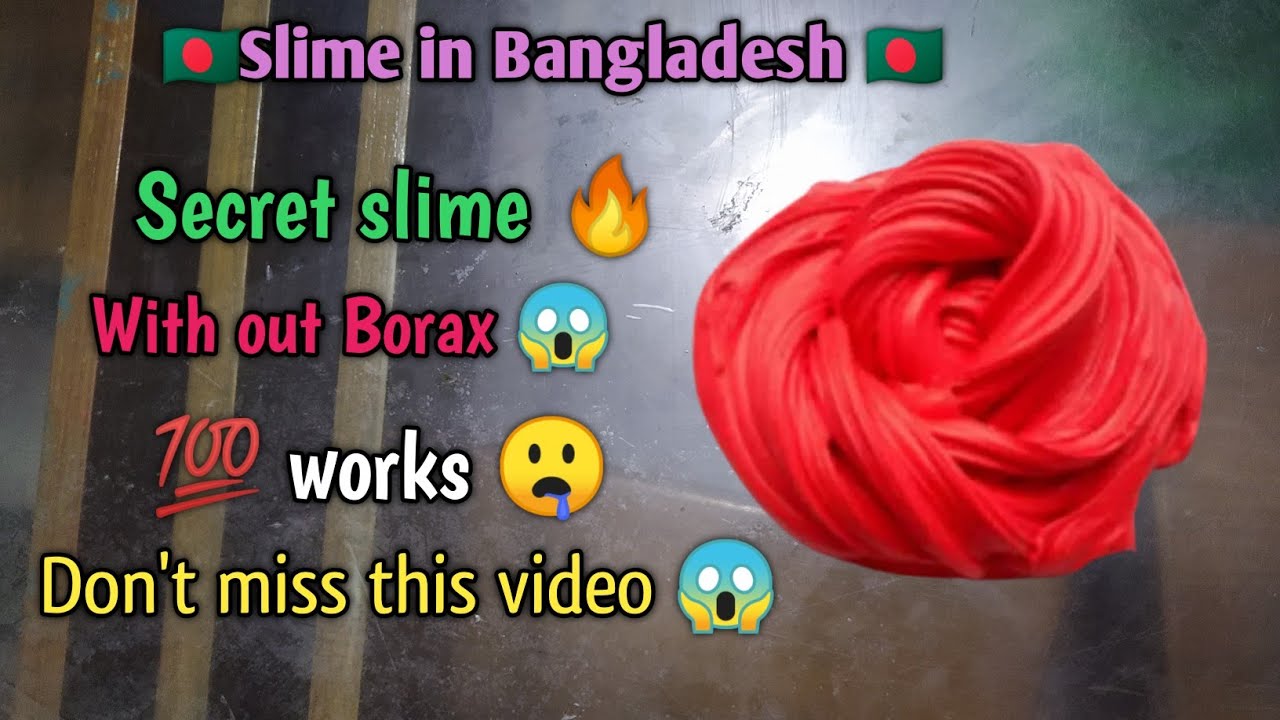 🇧🇩 Secret slime🔥||Without borax||💯works🤤||🇧🇩Slime in Bangladesh🇧🇩||Rafa ...