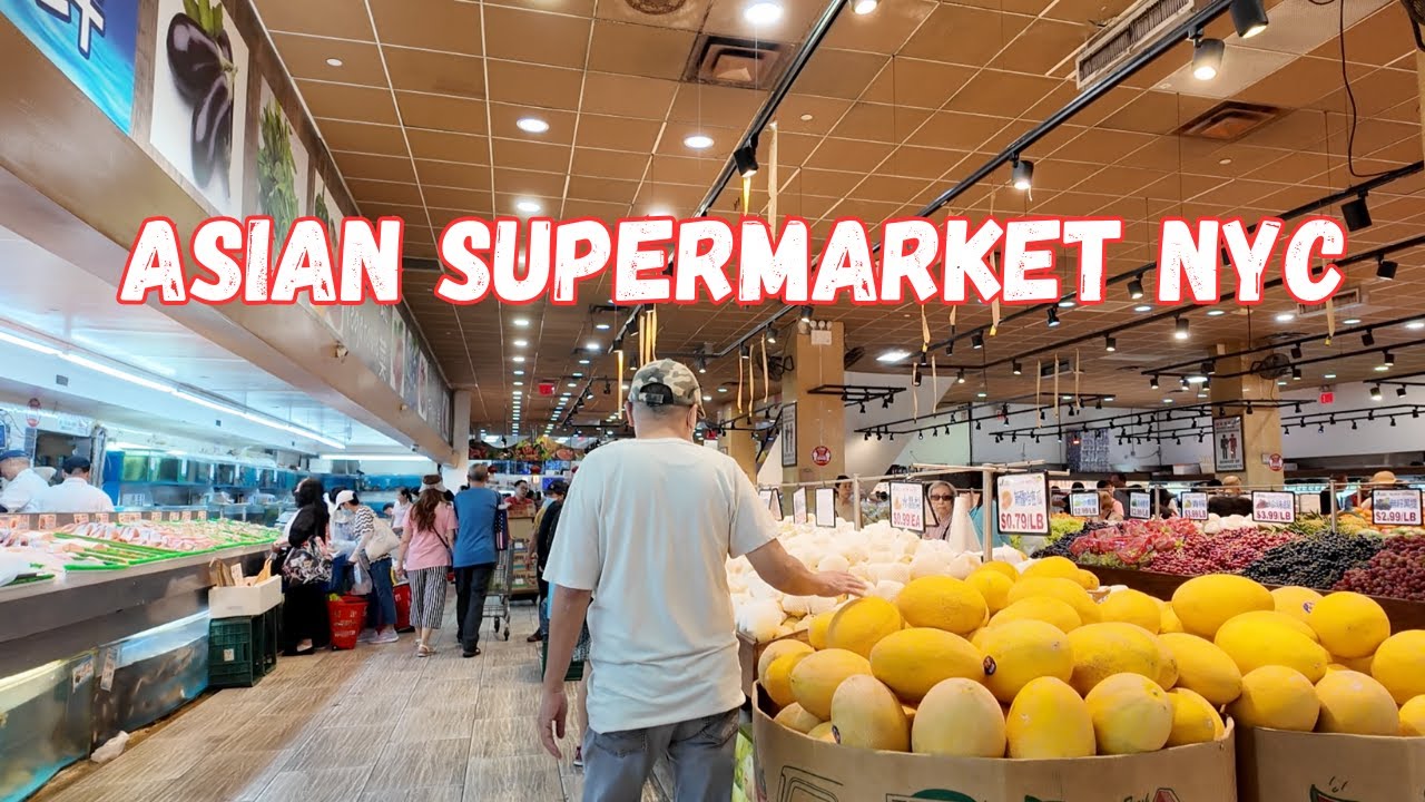 Grocery Supermarket Shopping Queens NYC - YouTube