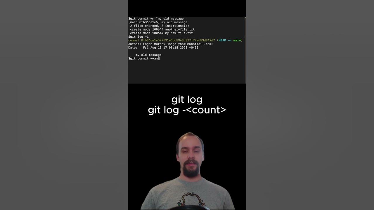 Learn Git Commands | Tracking Changes | Git Commit | Git Log - YouTube