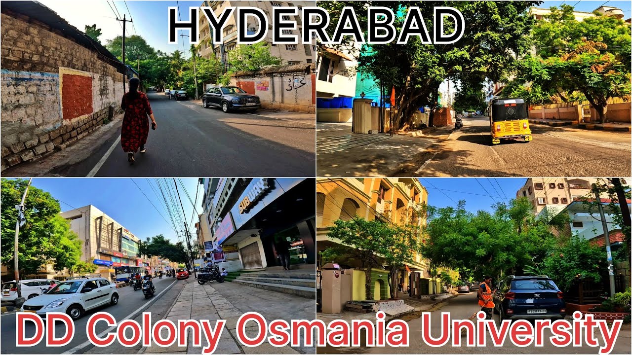 Hyderabad DD Colony Morning Walking | Relaxation | India - YouTube