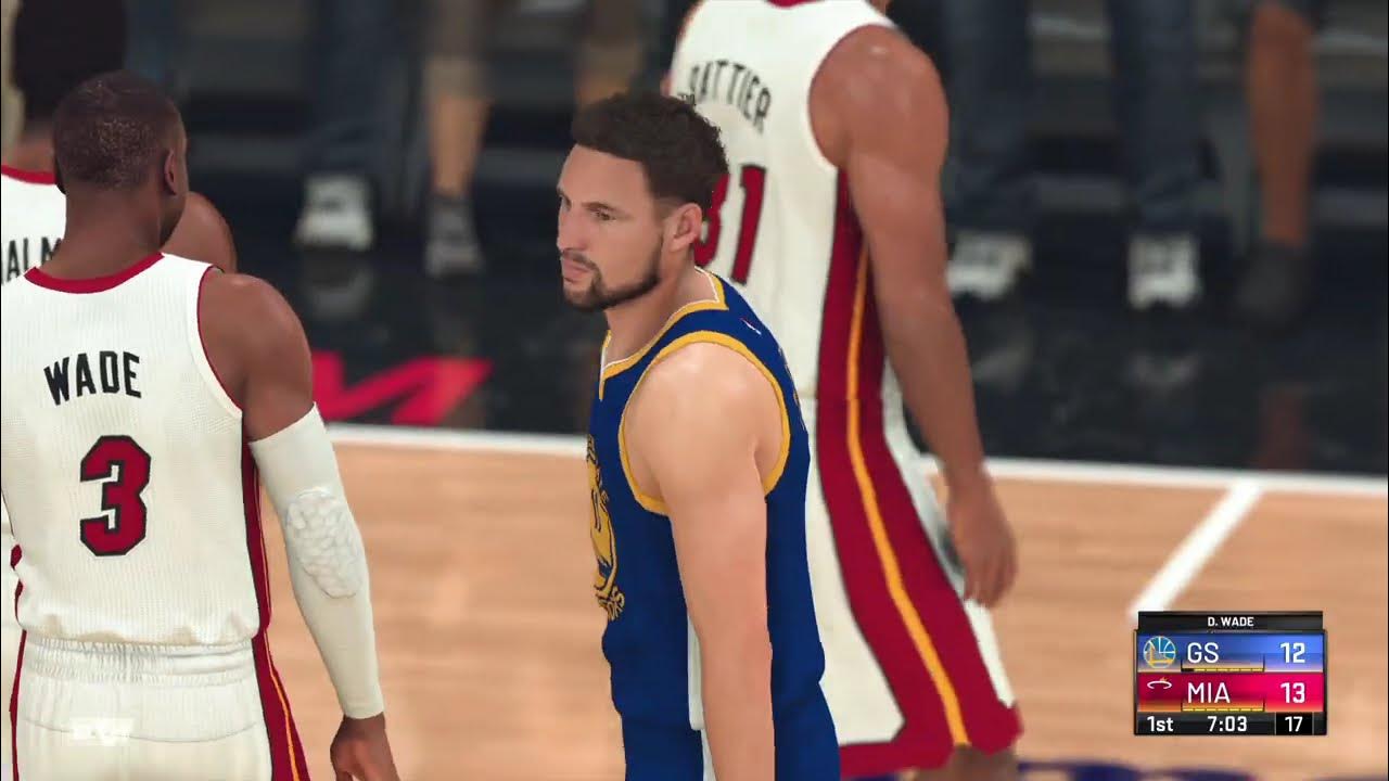 【2K21 NBA】'16-'17 Golden State Warriors vs '12-'13 Miami Heat - YouTube