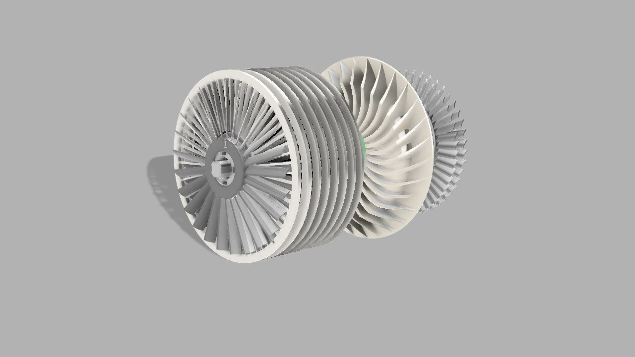 JET ENGINE | CAD - YouTube