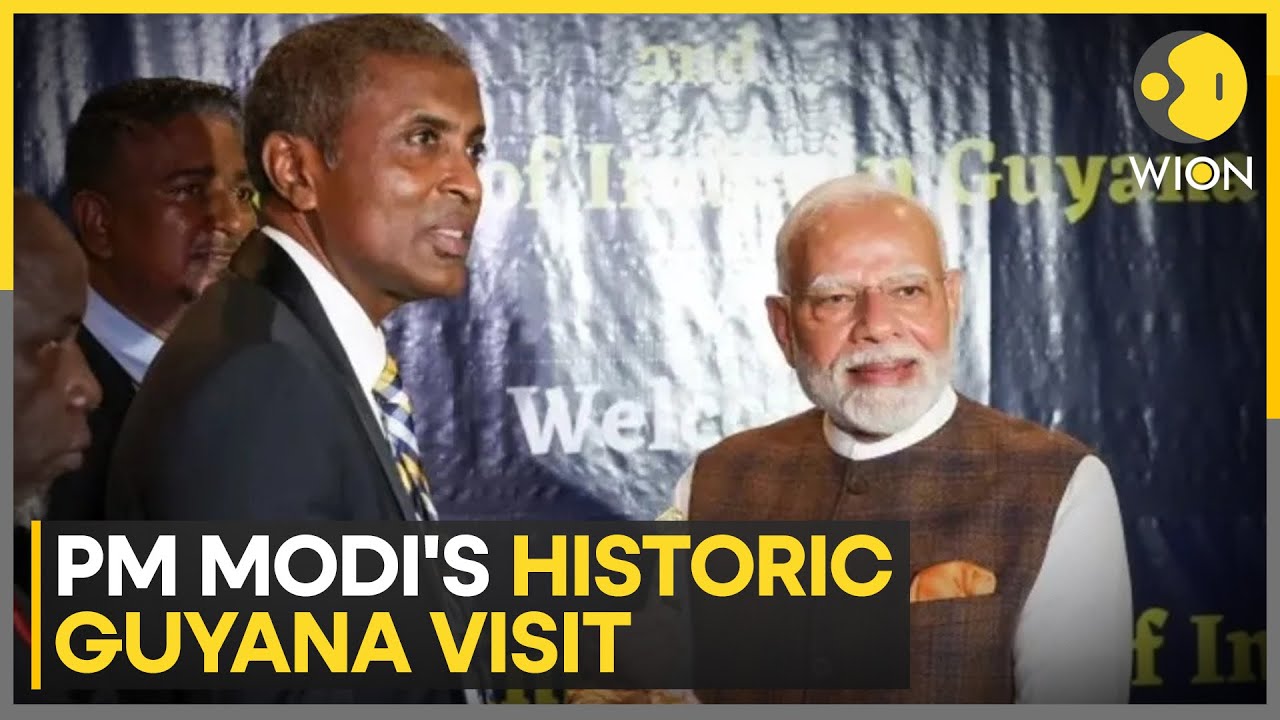 PM Modi's Historic Guyana Visit: Democracy And Humanity First Says PM ...