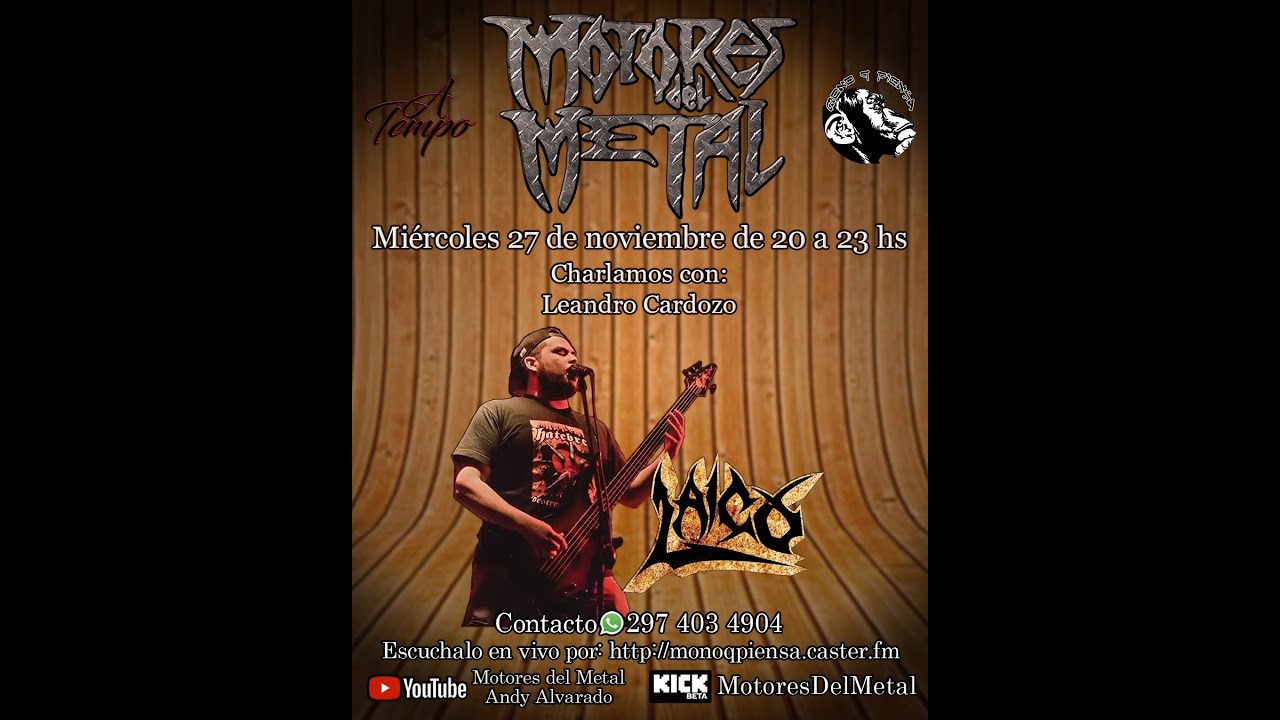 CHARLA CON LEANDRO CARDOZO DE LAICO , 27 11 24 - YouTube