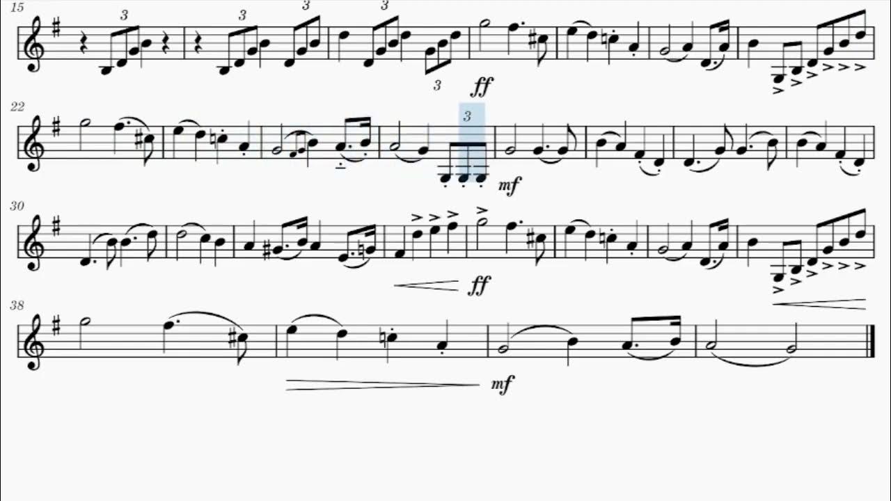 Wedding March - Beginner - Play Along for C Instruments - YouTube