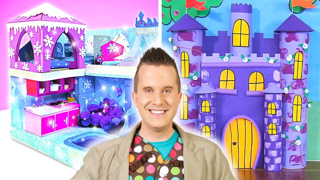 DIY Elsa's Ultimate Mini Princess Castle 🏰 Royal Crafts & Easy ...