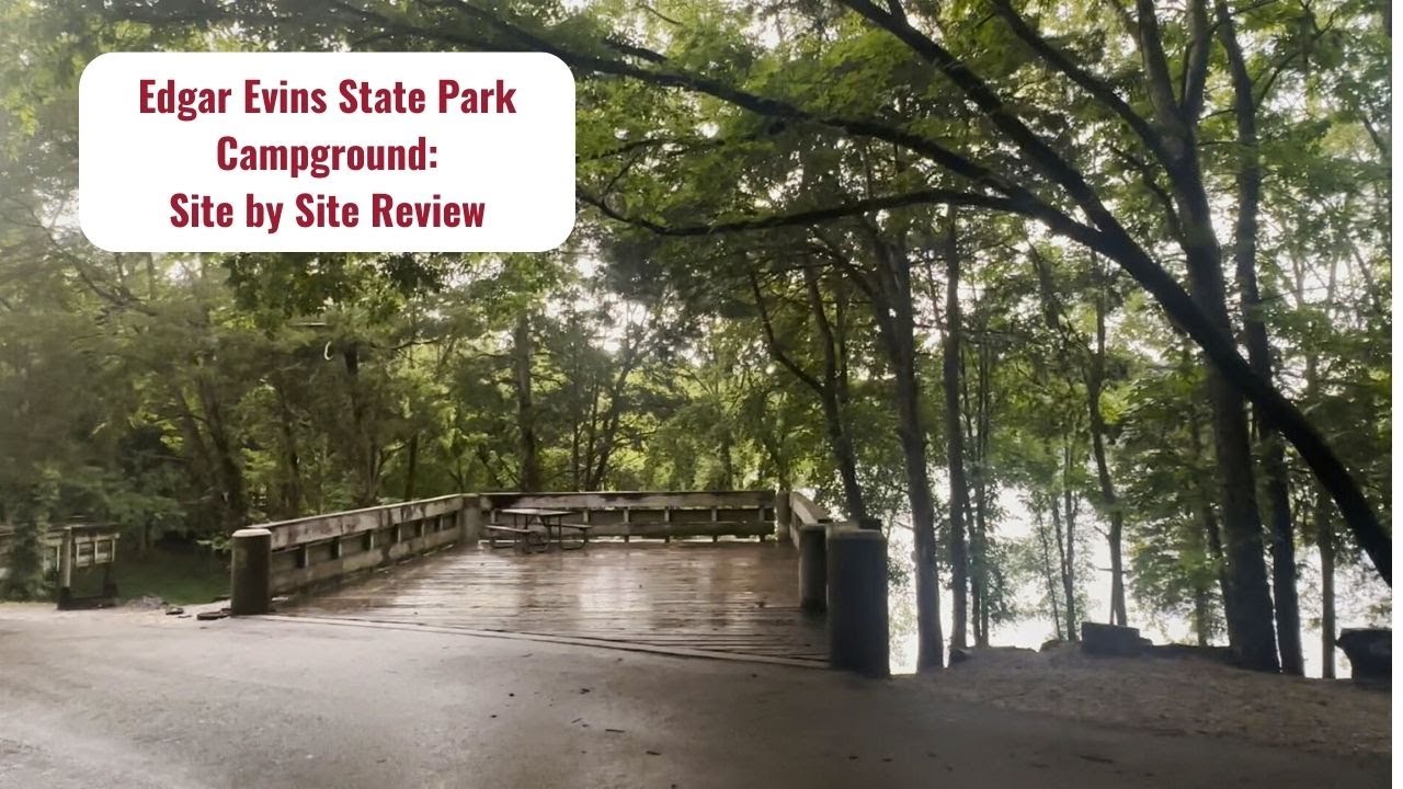 Edgar Evins State Park Campground: Site by Site Tour - YouTube